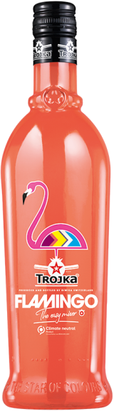 Trojka – one vodka and more than ten different colourful liqueurs ...