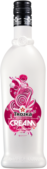 Trojka – one vodka and more than ten different colourful liqueurs ...