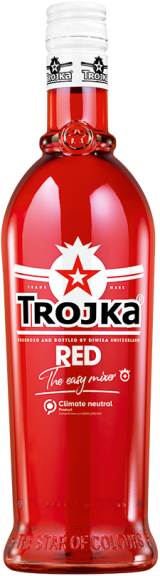Trojka – one vodka and more than ten different colourful liqueurs ...